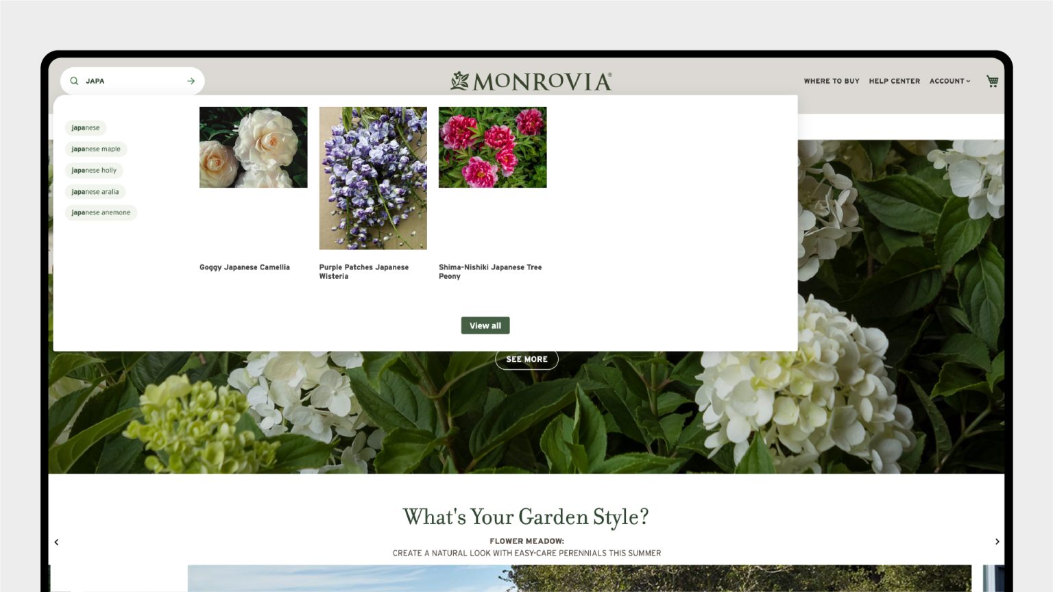 Monrovia Case Study - Powered by Klevu AI